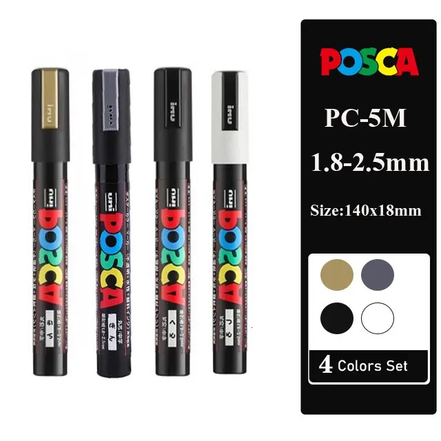Wholesale Uni Posca Paint Markers Set Of 48/29/36/16/8/Painting Pens PC ...