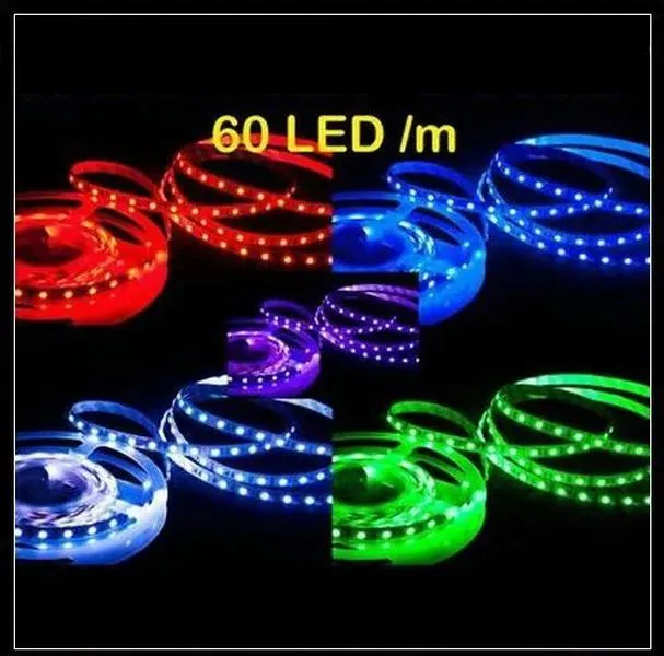 16ft RGB LED Strip Lights 5M - Waterproof, Flexible, 300 LEDs with ...
