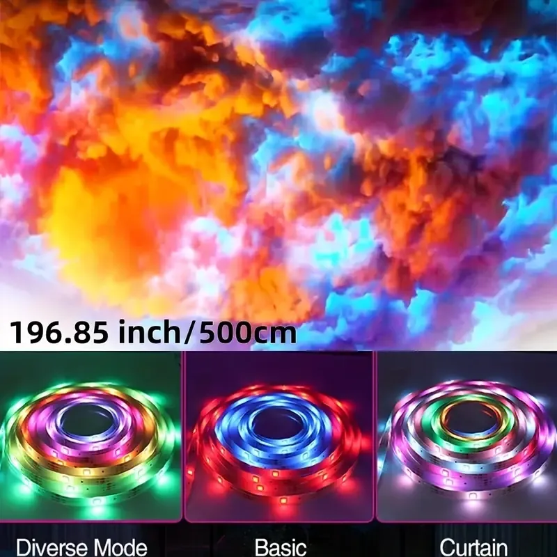 DHgate.com:1pc New 3D Thunder Cloud LED Light, Colorful Atmosphere ...