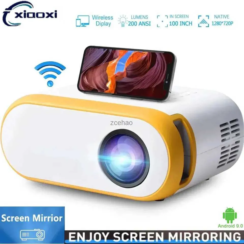 Portable Mini Projector: Android 720P Smart Projector for Home Theater ...