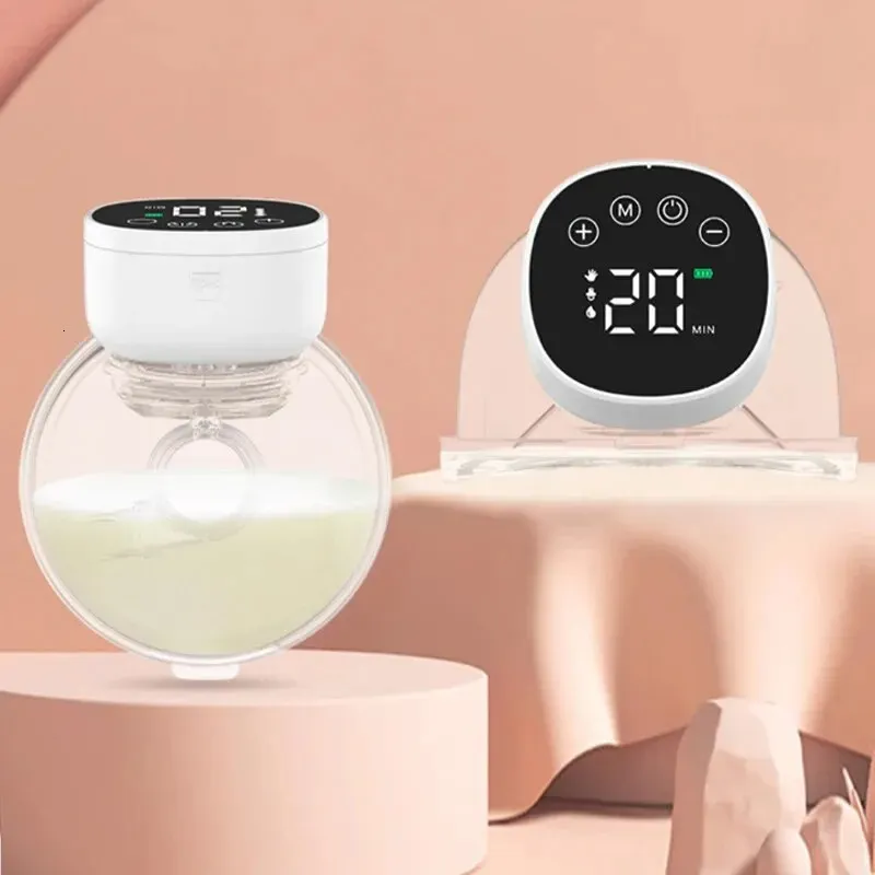 Portable Electric Breast Pump - Hands-Free Wearable, Silent Milk ...