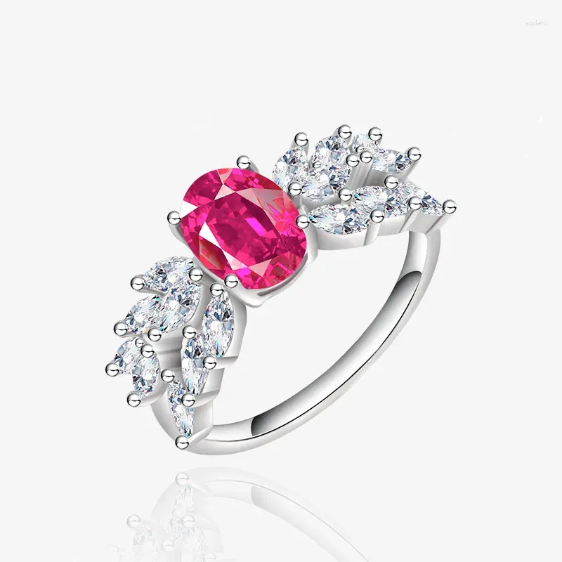 DHgate.com:Pigeon Blood Red Ring Set, 3-Piece S925 Sterling Silver ...