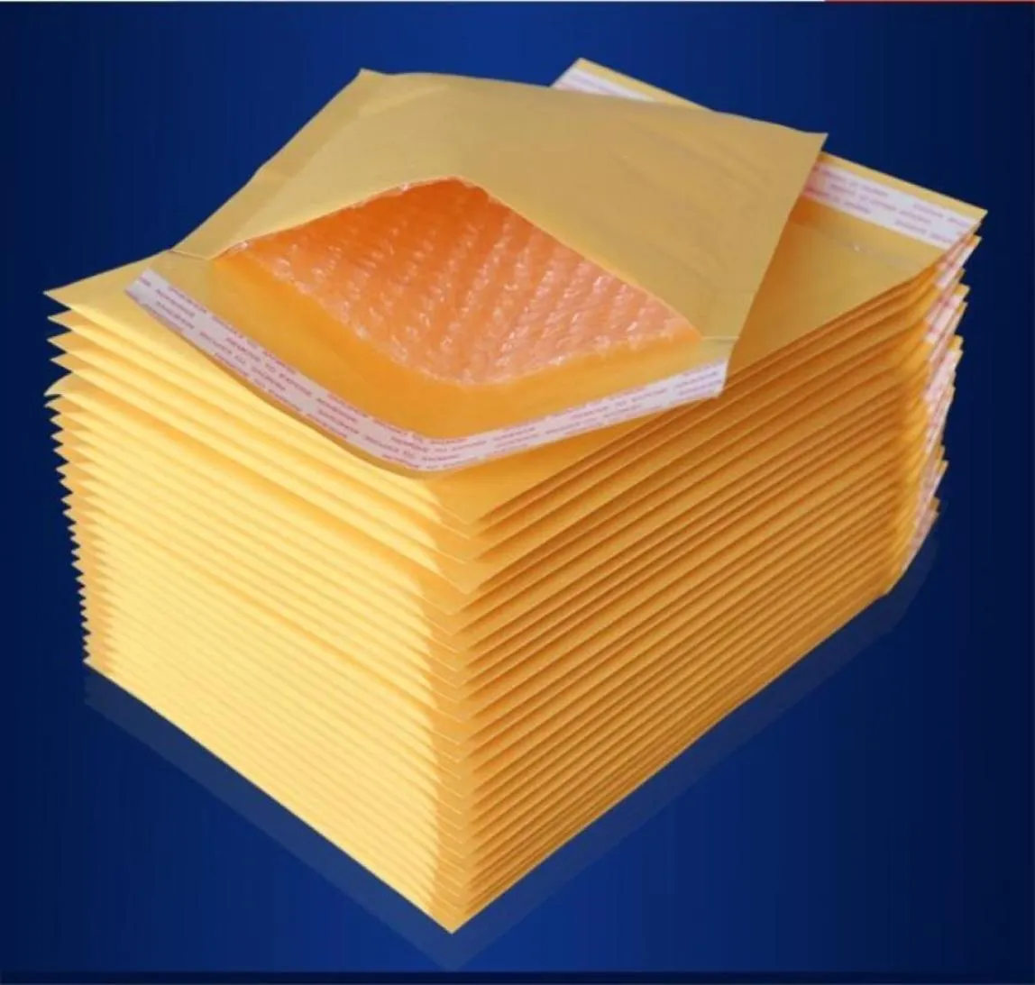 Yellow Kraft Bubble Mailers - Assorted Sizes Padded Envelopes for ...