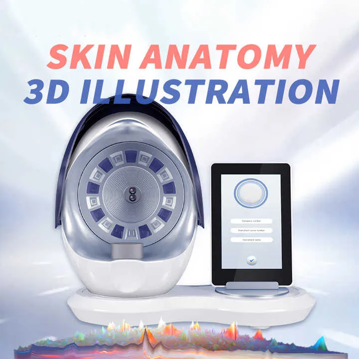 HD Illustration Skin Analysis 3D Imaging Composition Analyzer 12 ...