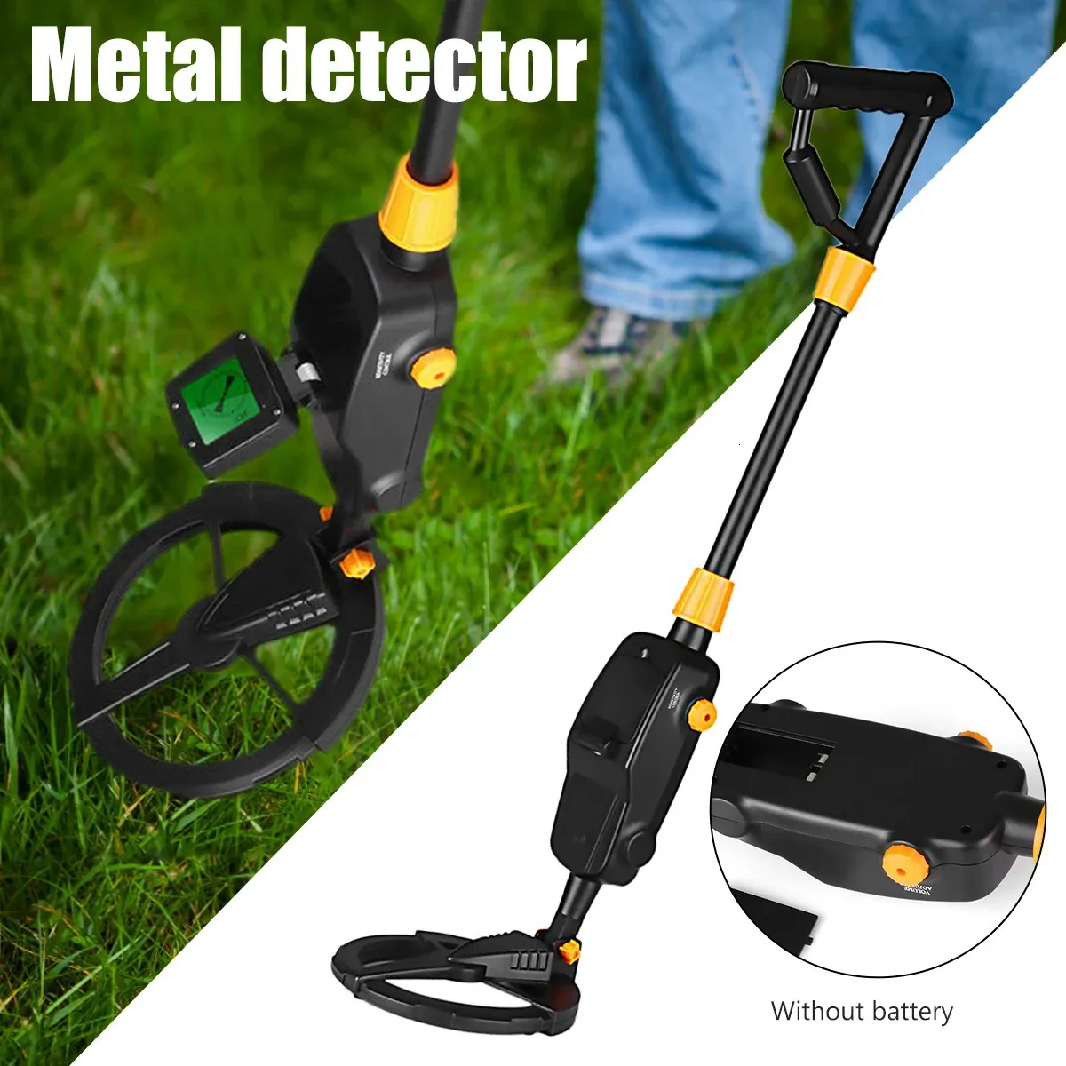 High Precision Handheld Metal Detector For Gold, Iron, Wire Waterproof ...