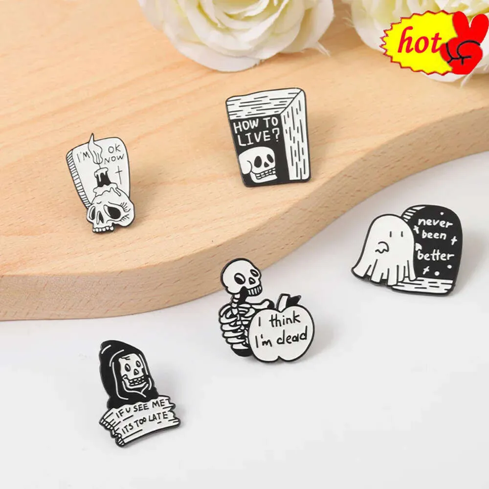 Cute Animal Enamel Pins - Skull & Grizzly Designs, Fashion Brooches for ...