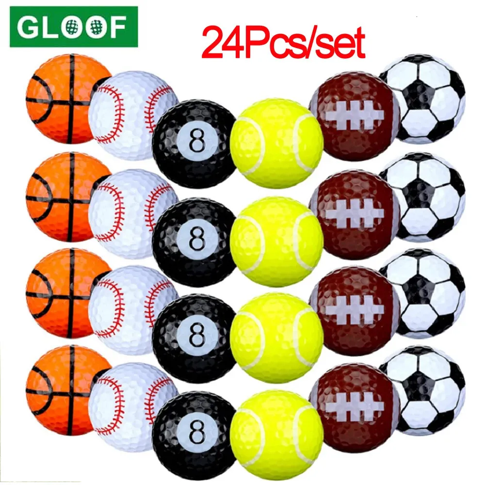 DHgate.com:Assorted Golf Balls Bulk Pack: 24 Soft Golf Balls for ...