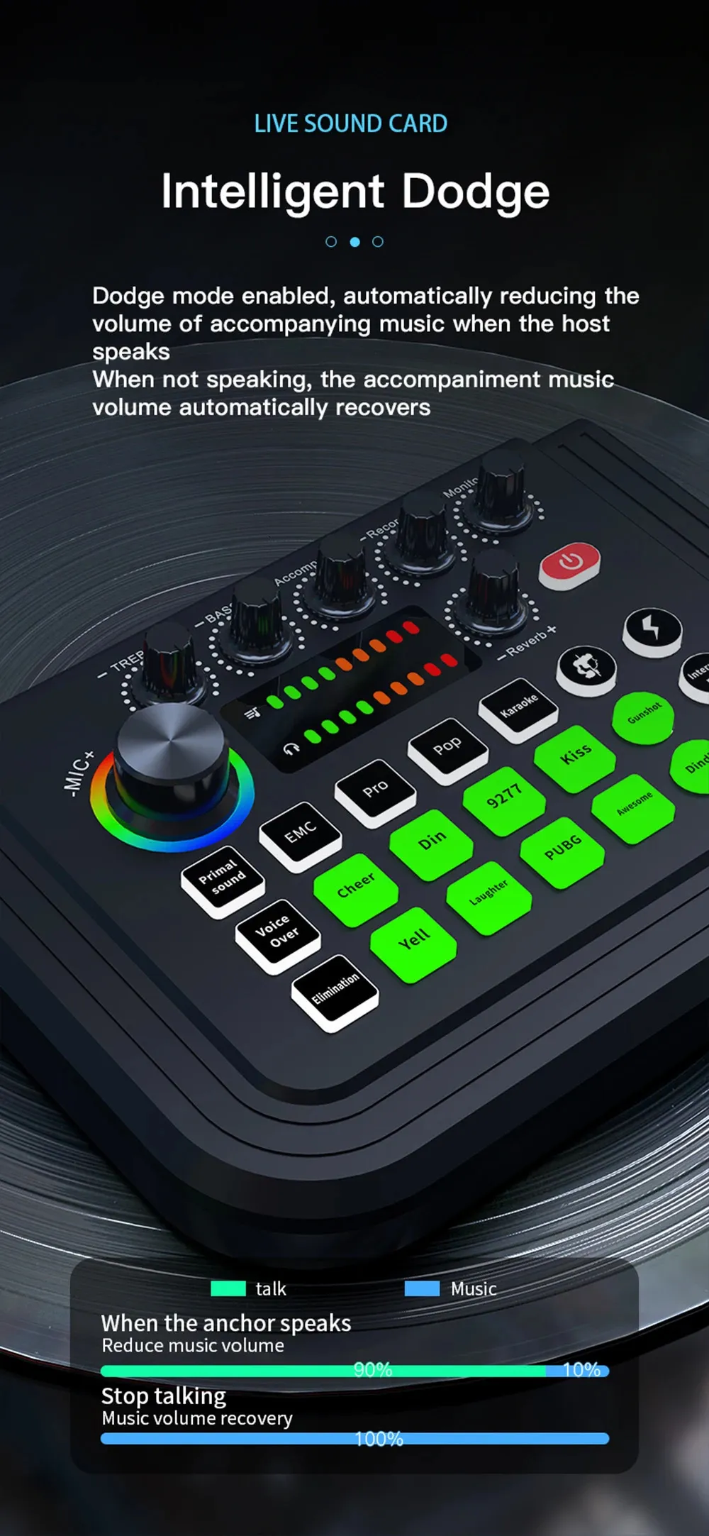 Professional HD Sound Card Audio Mixer - English Version, X60 Model ...