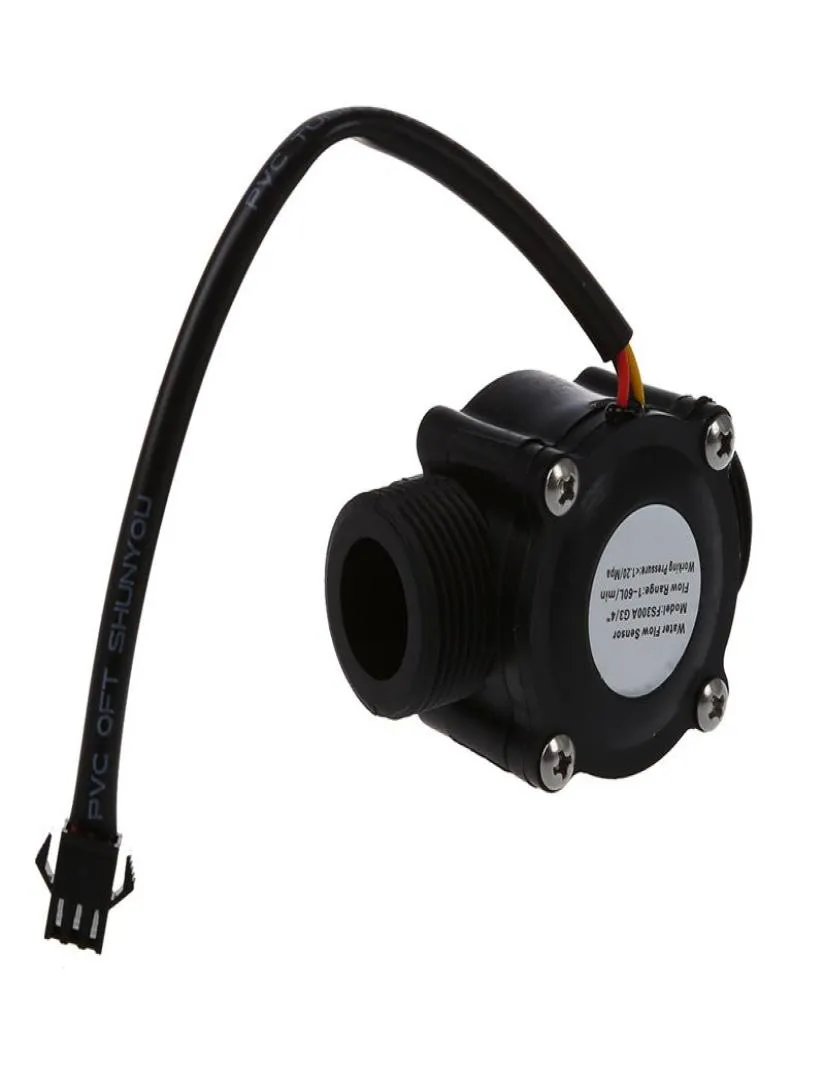 Digital Water Flow Sensor - 160L/Min Hall Effect Flow Meter, DC 5-24V ...