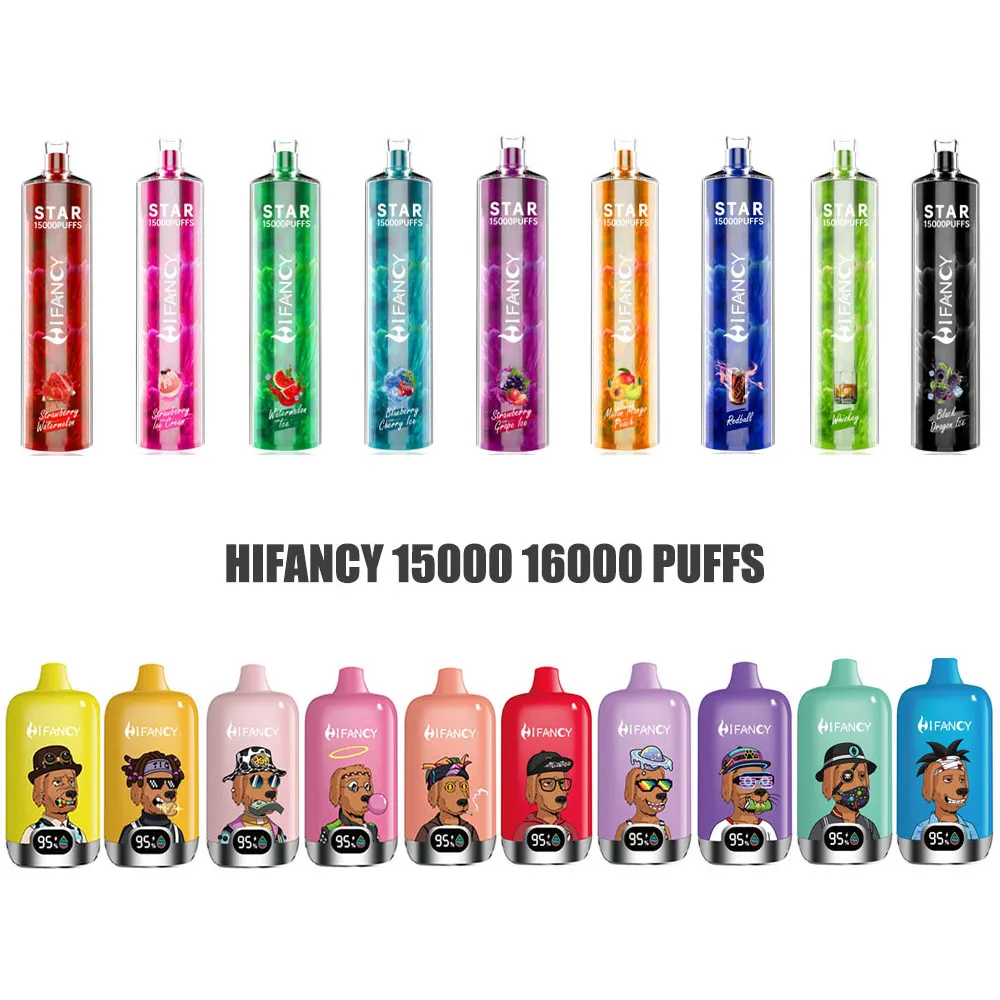 2023 Vape Disposable Vape Elfs Bar Hifancy 15000 16000 Puffs,E Cigarette Wapes E Hookah Charger ...