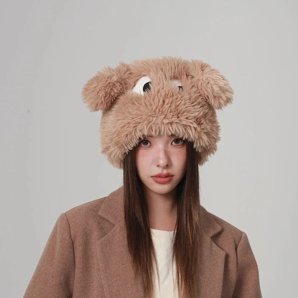 DHgate.com:Cozy Rabbit Ear Faux Fur Winter Ski Mask Balaclava for Cold ...