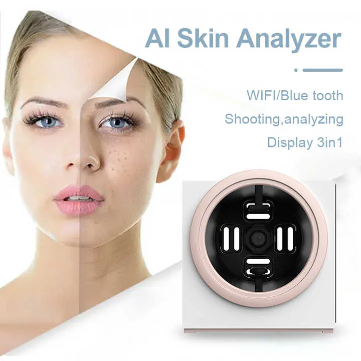 AI Skin Analyzer 3D Scanner: Professional Facial Skin Tester With 480MP ...