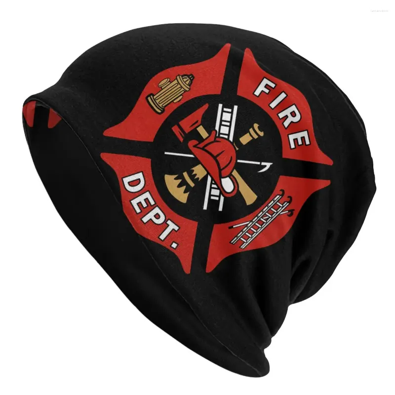 Berets Fireman Fire Rescue Firefighter Skullies Beanies Caps Department