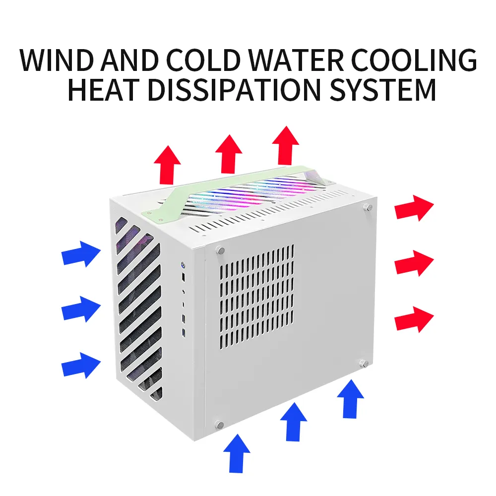 DHgate.com:Mini ITX Gaming PC Case with Side Transparent Window, Full ...