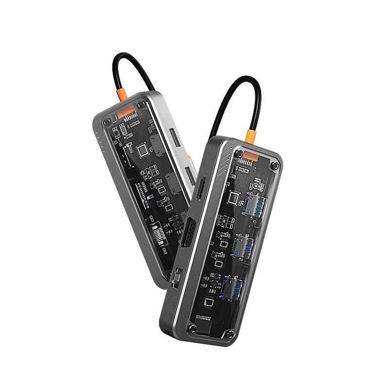 Transparent 10-in-1 USB-C Docking Station: High-Speed Hub, PD Fast ...