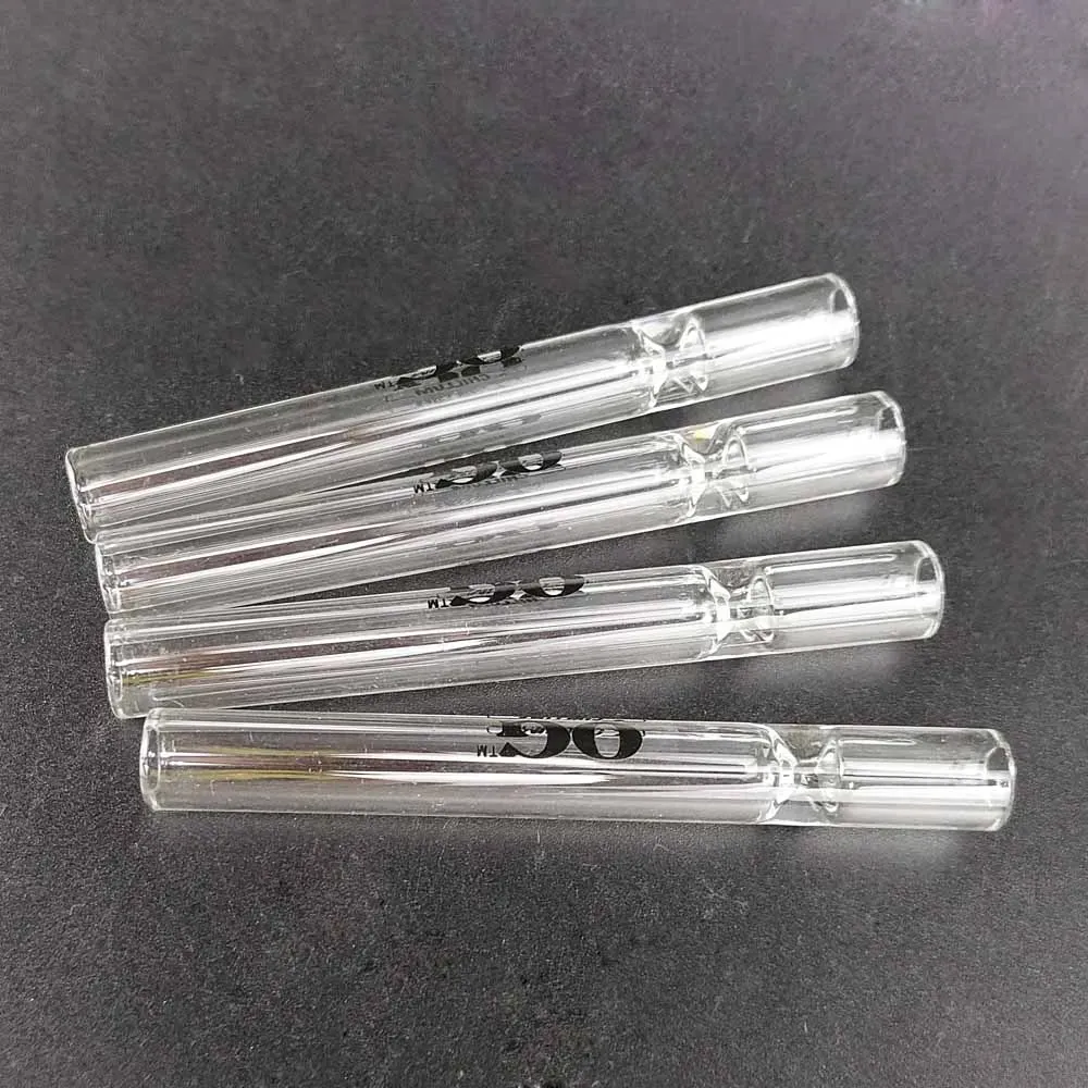 Glass Onehitter Pipe 4 Inch Tasters Pyrex Tube Steamroller Cigarette ...