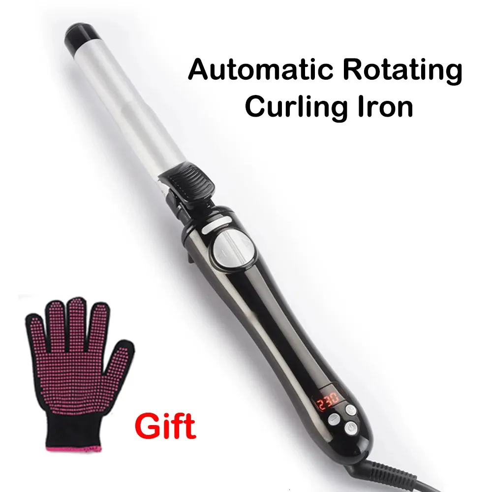 DHgate.com:25mm Automatic Rotating Ceramic Curling Iron for Hair Styling, 240111:Hair Products