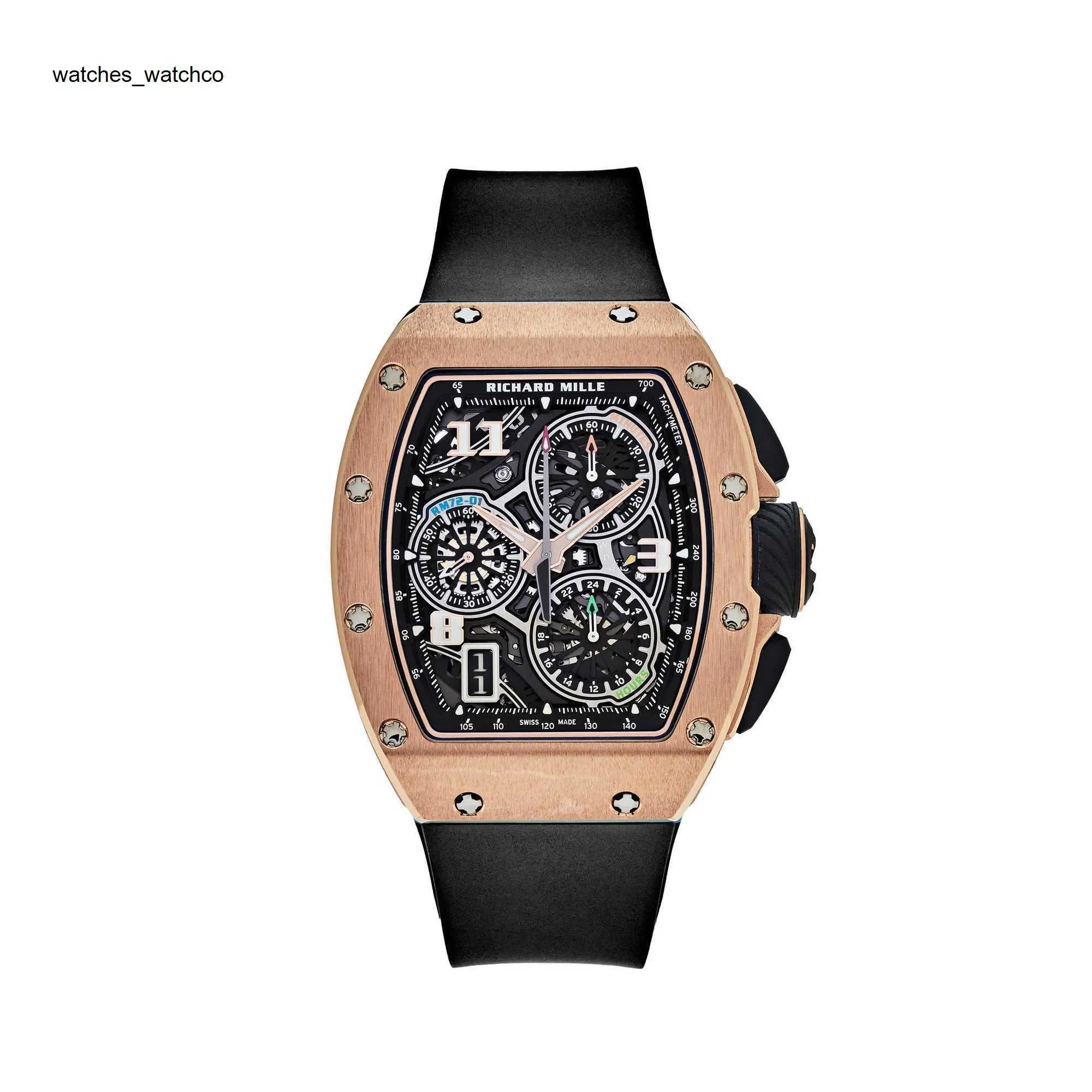 RM Watch Richardmillle RM72-01 Lifestyle Indoor Time Code Watch Rose ...