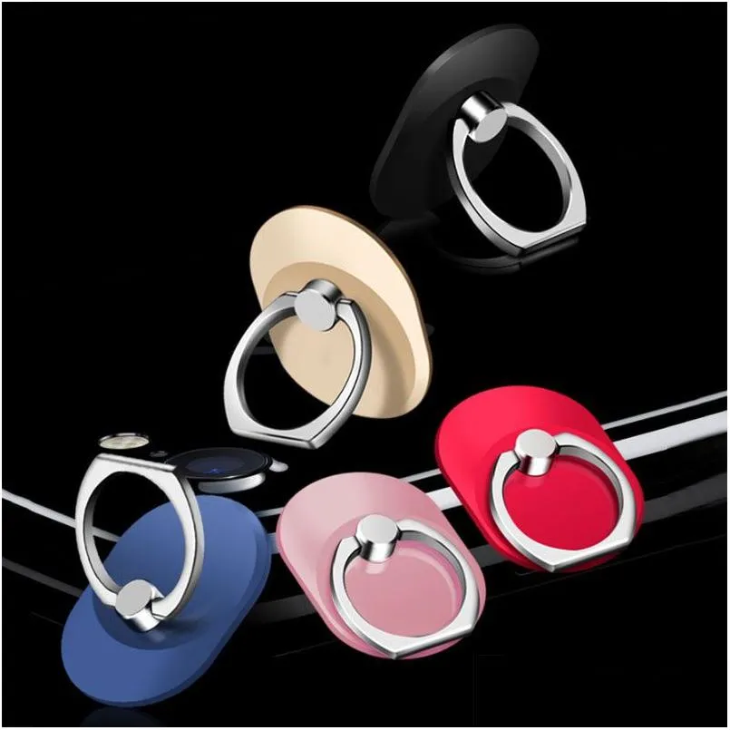 360° Rotatable Metal Finger Ring Stand For Mobile Phones Silver From ...