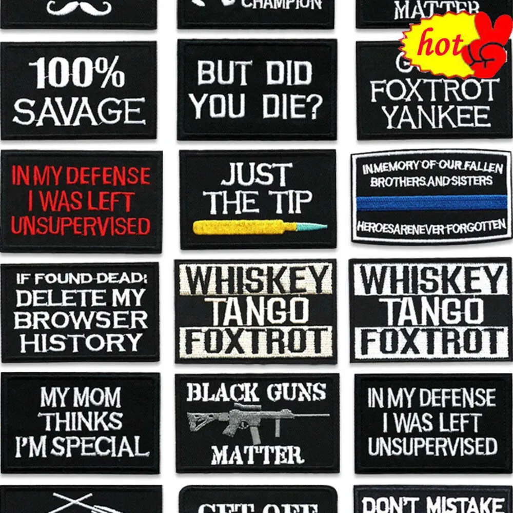 DHgate.com:Military Tactical Patch, Iron on Embroidered Letter Patch ...