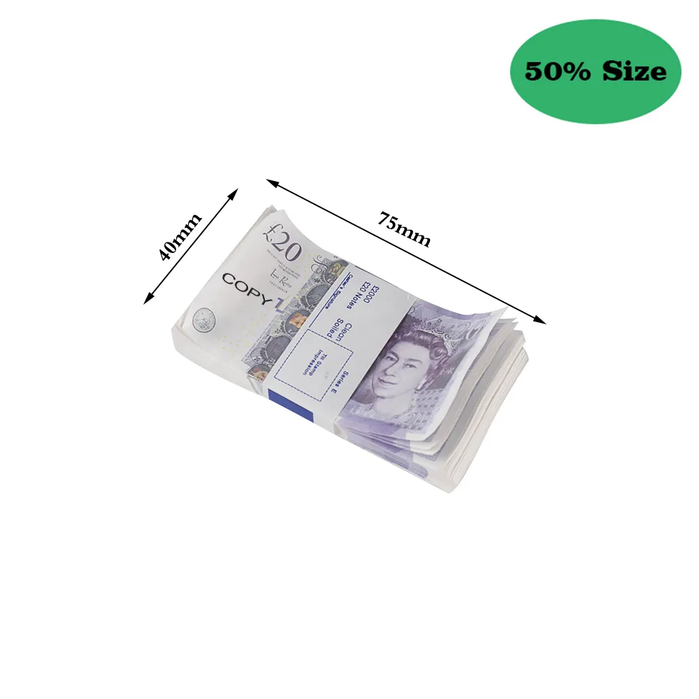 Authentic Film Edition Aged Props To U Money 50% Size For UK Pounds ...