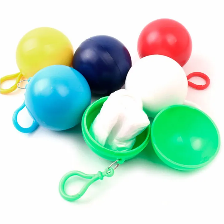 Portable Raincoat Ball - Mini Disposable Rain Gear for Adults, Compact ...