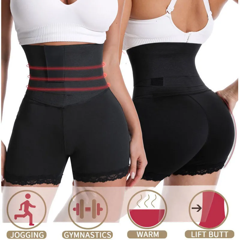 High Waist Shaping Pants - Abdominal Compression, Adjustable Waist ...