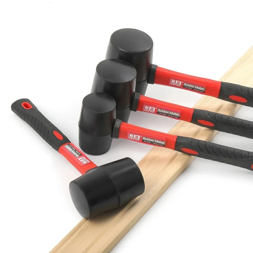 DHgate.com:Pro 4-Piece Rubber Mallet Set: Fiberglass Handle Floor ...