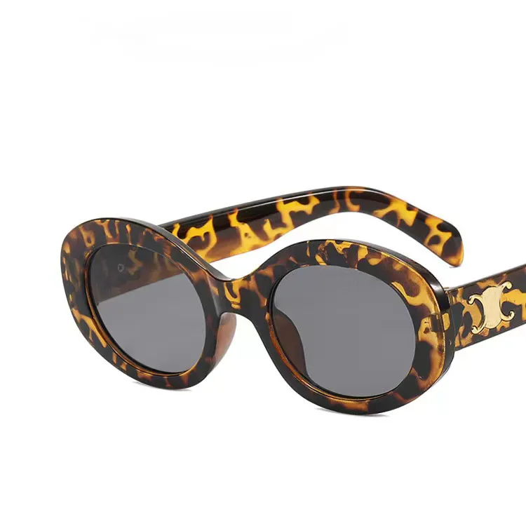 Luxury Oval Sunglasses for Women and Men: Designer Traveling Fashion ...