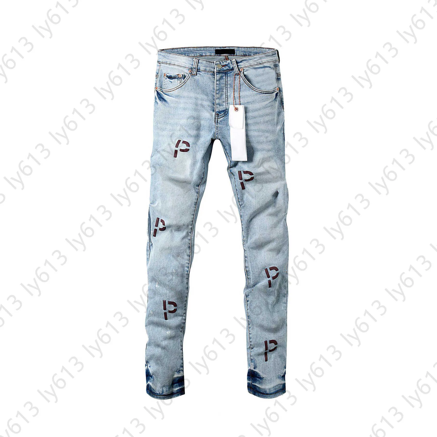 Designer Jeans For Mens Purple Jeans High Street Denim Tear Europe And ...