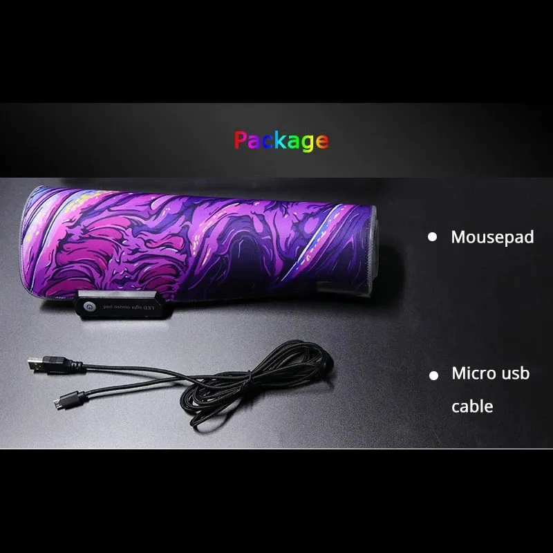 RGB Jujutsu Kaisen Mouse Pad Anime Gojo Satoru Desktop Gaming Pad PC ...
