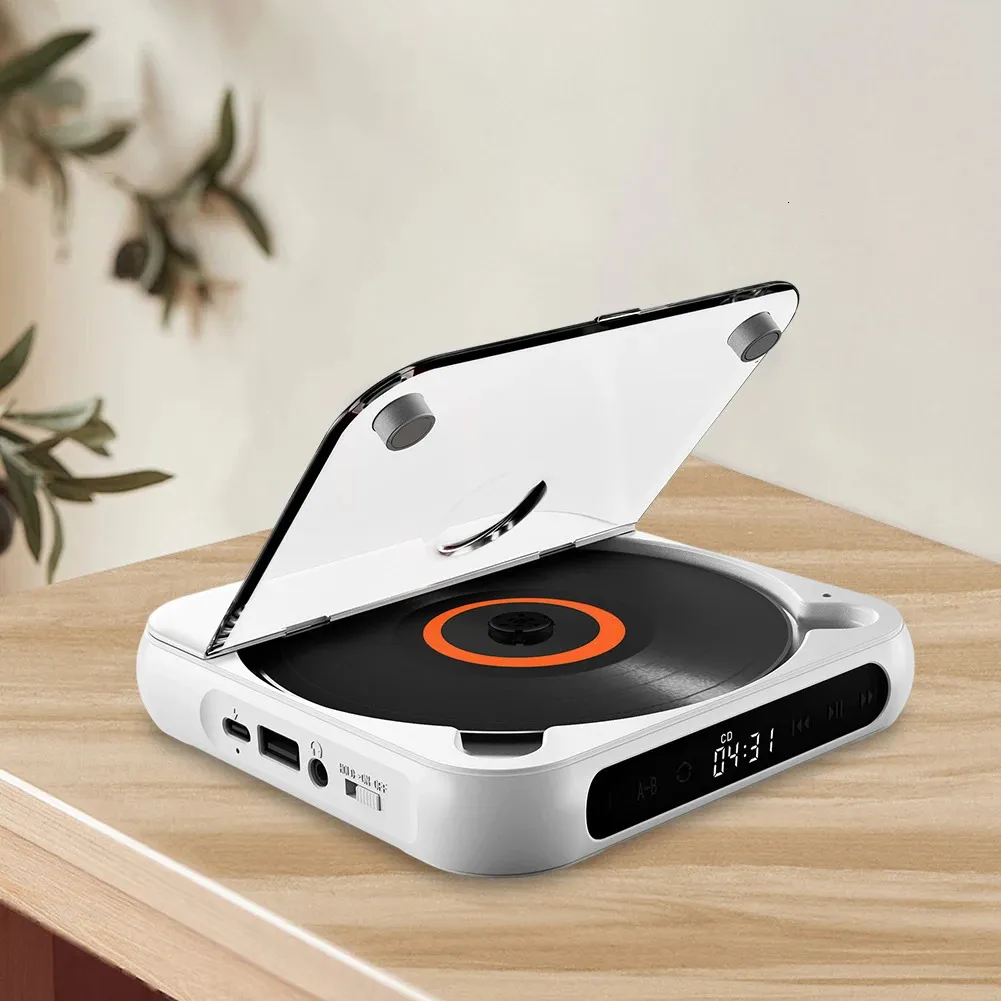 Portable CD Player for Car & Home - Bluetooth, A-B Repeat, USB/AUX ...