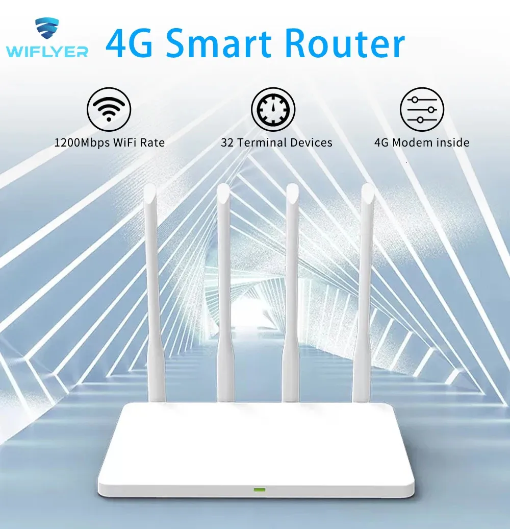 DHgate.com:4G LTE Router with SIM Card, 1200Mbps 300Mbps Dual Band 2 ...