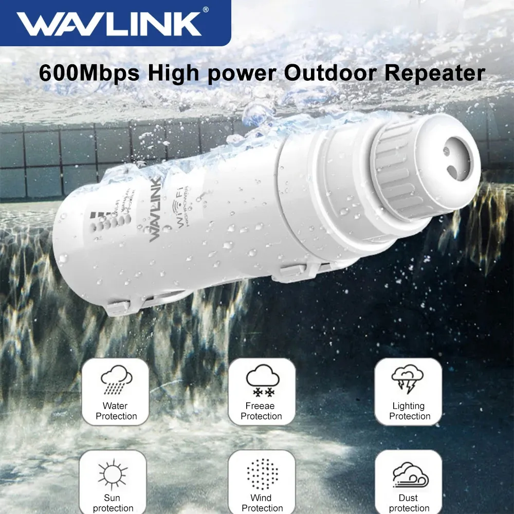 Wavlink AC600 High Power Outdoor Dual Band WiFi Router Mit 2x7dbi ...