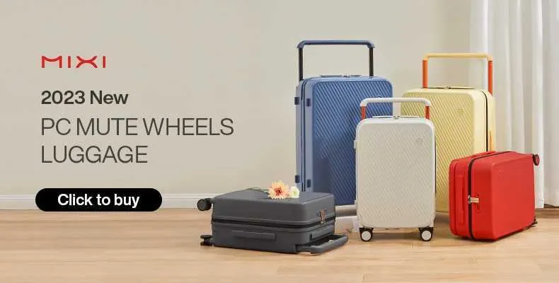 24 Inch Suitcase Aluminium Carry On Suitcase: Mixi Wide Handle Luggage ...