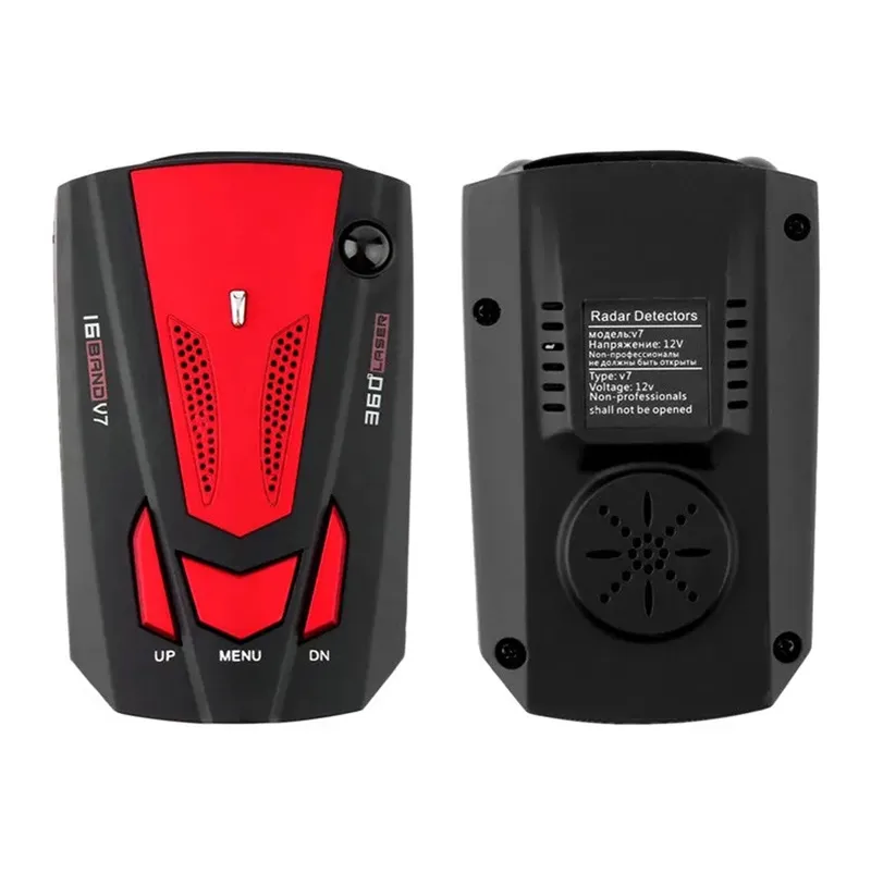 360° LED Car Detector with GPS Speed Voice Alert - Advanced Radar ...
