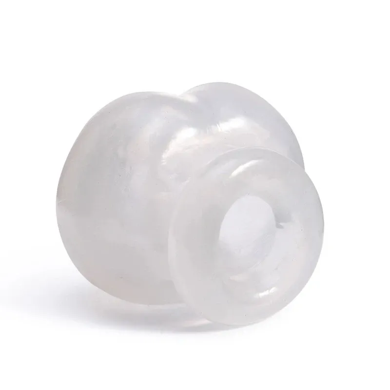 Ousandy Male Soft Comfortable Silicone Bull Bag Ball Stretcher Snug