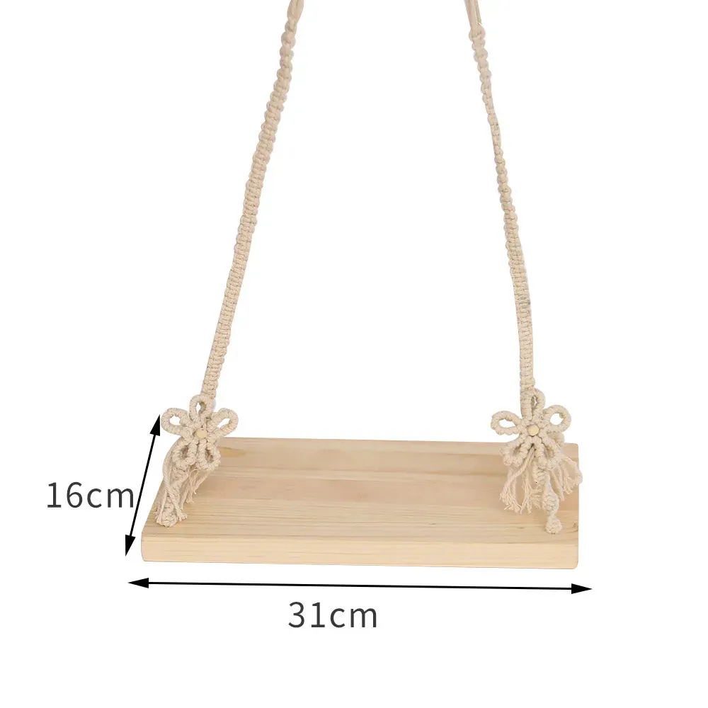 Baby Girl Boy Swing Newborn Photography Props Wooden Retro Chair ...