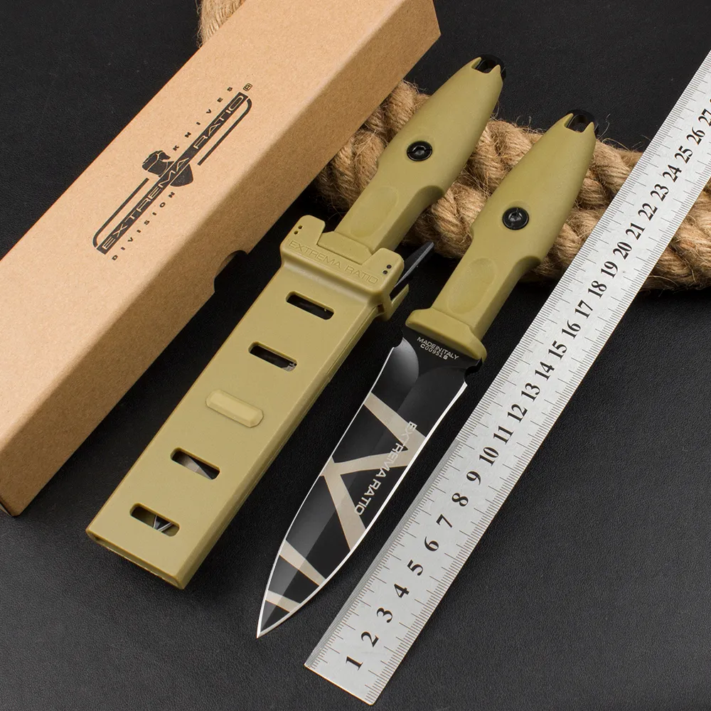 Premium Fixed Blade Tactical Knife - N690 Steel, Durable Nylon ...