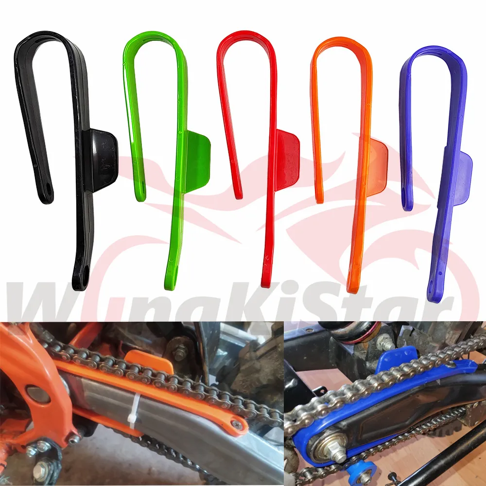 BBR Motorcycle Swingarm Chain Slider Guard Pit Dirt Bike Cover For 110 ...