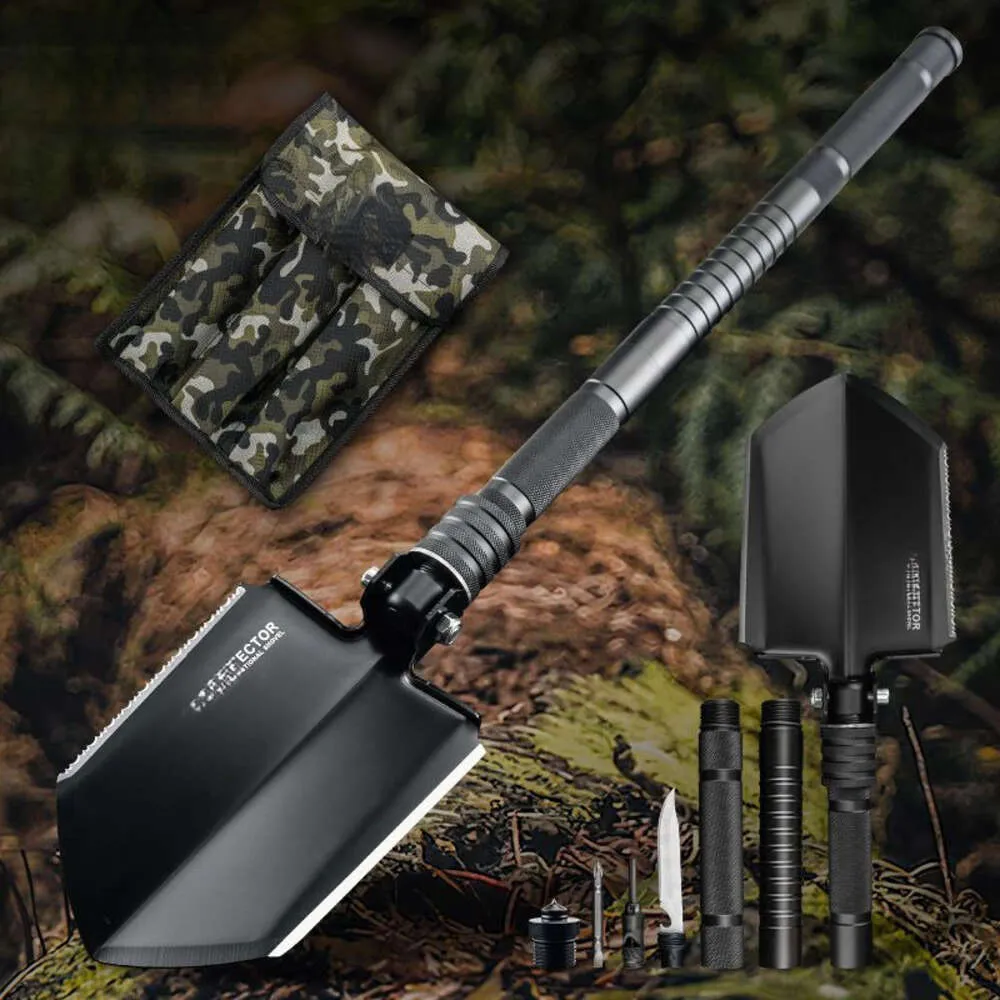 DHgate.com:Multi-functional Folding Manganese Steel Shovel for Outdoor ...