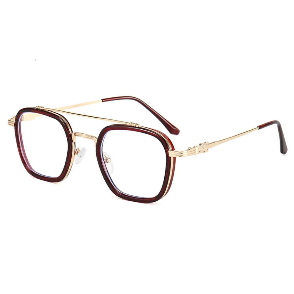 Luxury Eyeglasses - Designer Frames, Unisex Metal, Large Lens, Myopia ...