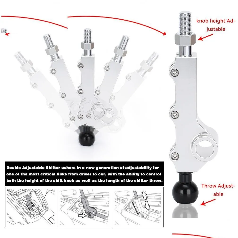 Adjustable Short Throw Shifter Kit, Custom Three Bolts for 2008-2014 ...
