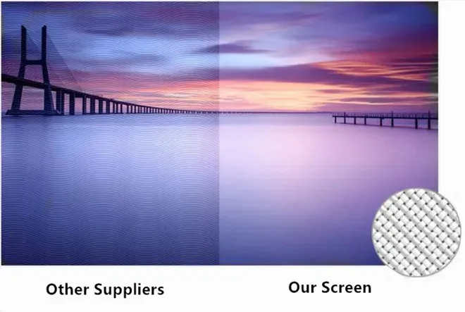 Motorized Projector Screen: 4K UHD Electric Hidden Ceiling Projector ...