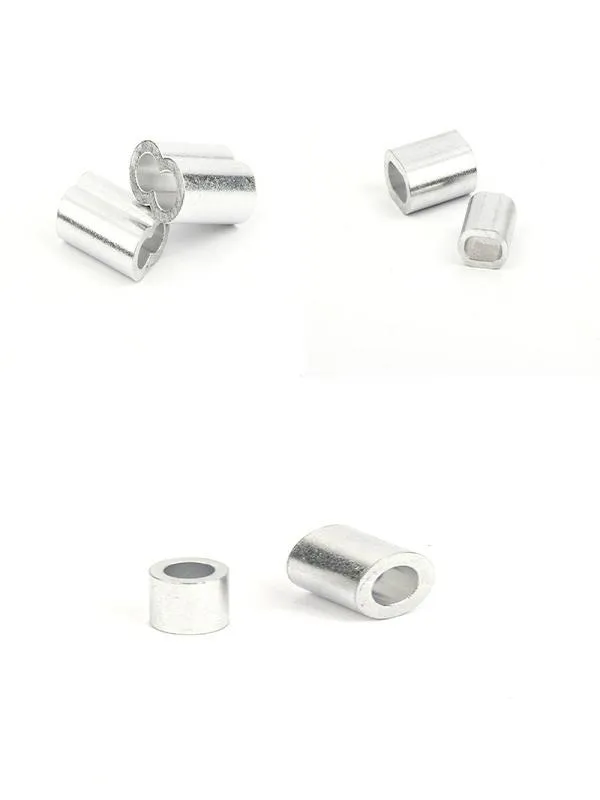 Customizable Wire Rope Clamps - M1.2 to M4.0 Aluminum Ferrules, 8-Shape ...