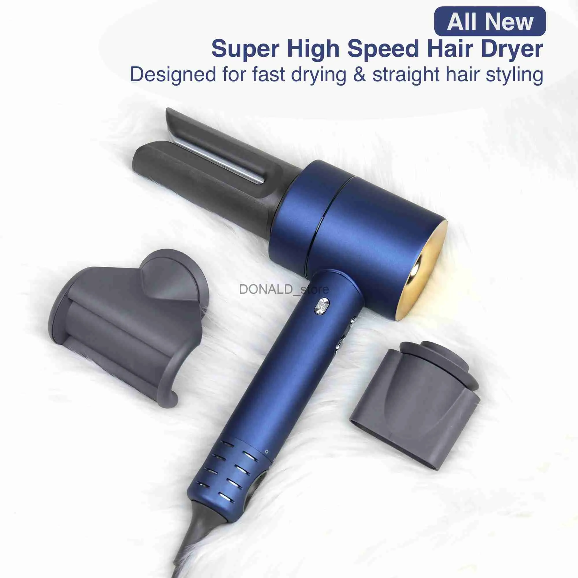 DHgate.com:Professional Hair Dryer with Straightening Nozzle, High ...