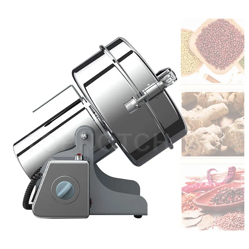 Electric Flour Mill Grinder Commercial Stainless Steel Grain Mill For ...
