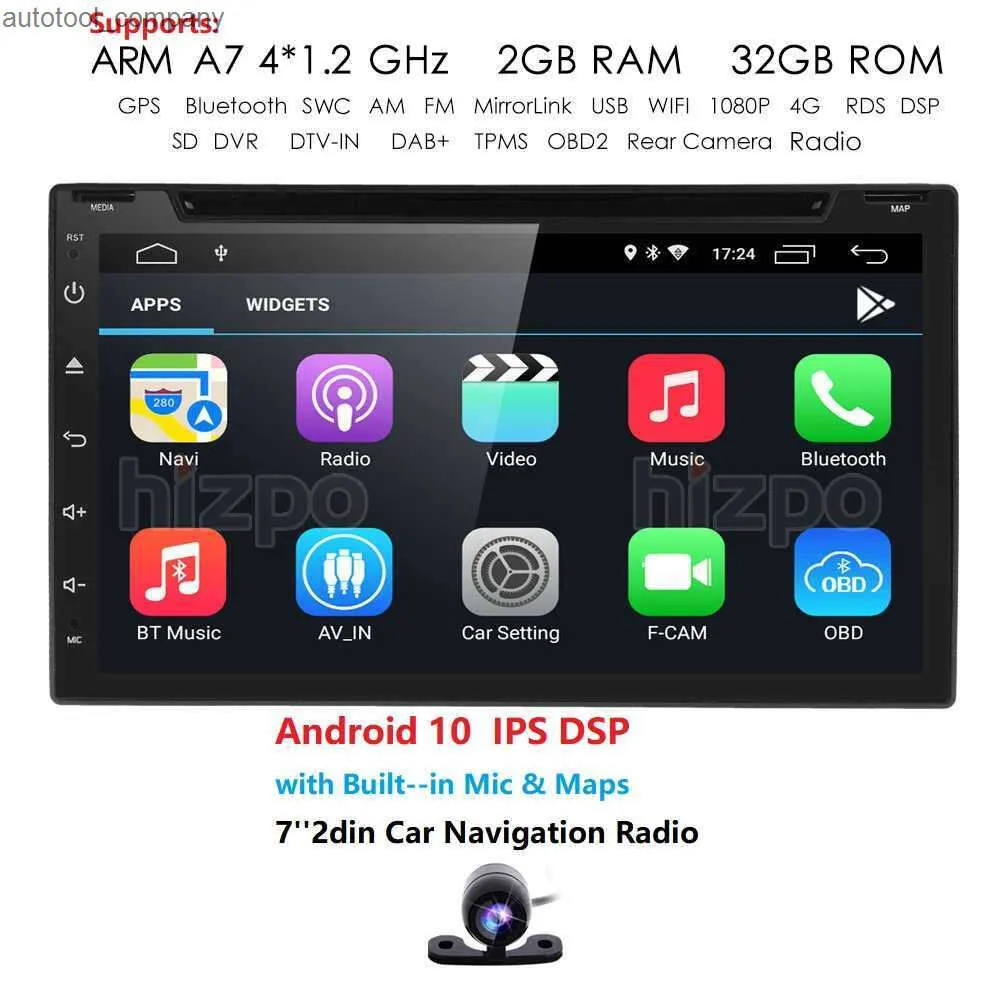 DHgate.com:7 Inch Android Car Multimedia Player GPS Navigation 2DIN HD ...
