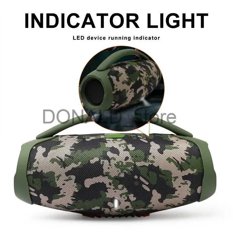 High Power Bluetooth Speaker Boombox Loud Subwoofer Sound Box Powerful ...