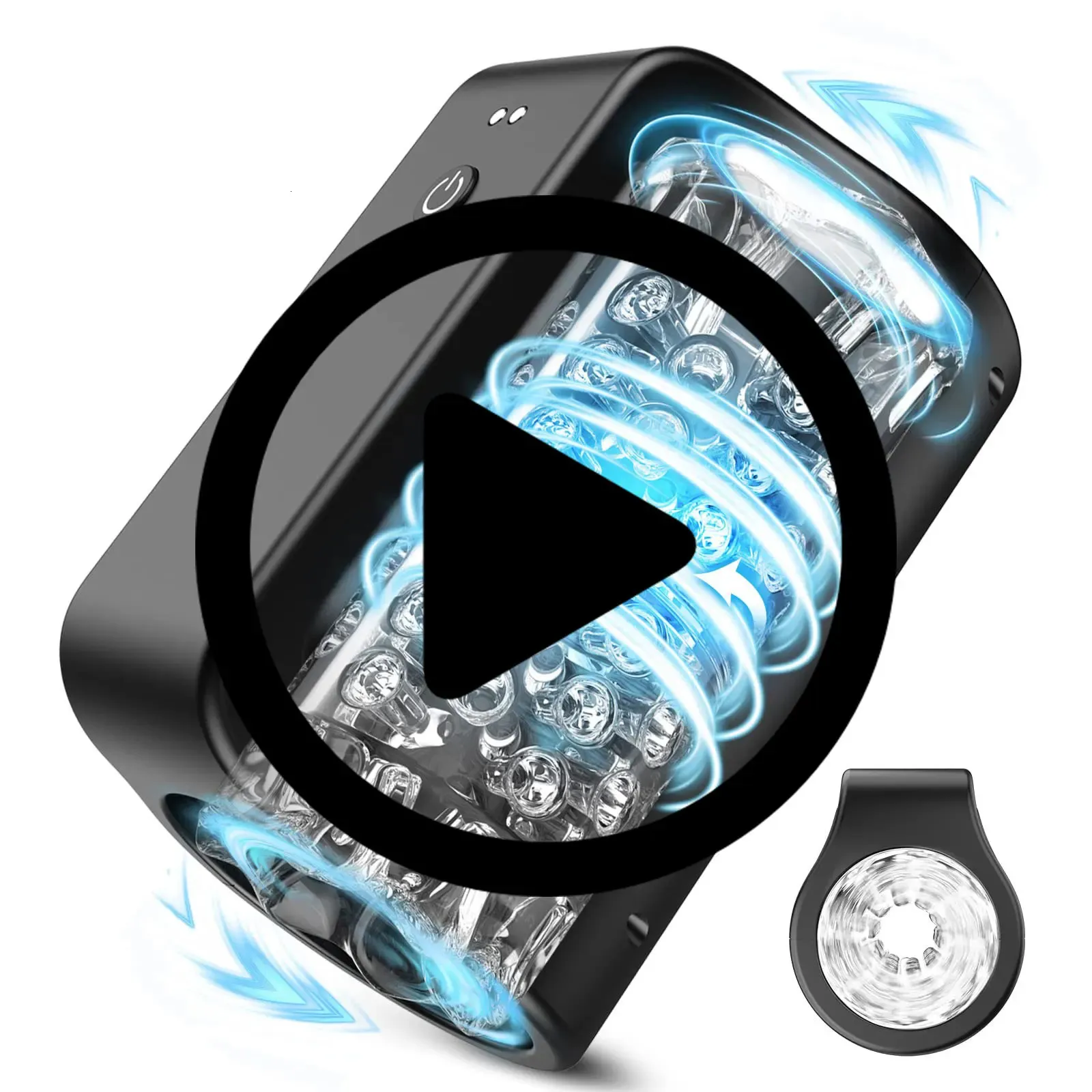 Automatic Rotation Stimulator Cup Realistic Texture, Soft Silicone ...